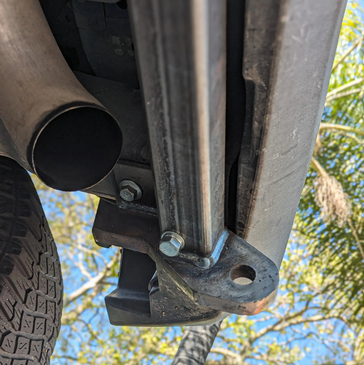 Ford Bronco 2021+ Rear Tow Hitch w/ Shackle Tabs – HK Offroad